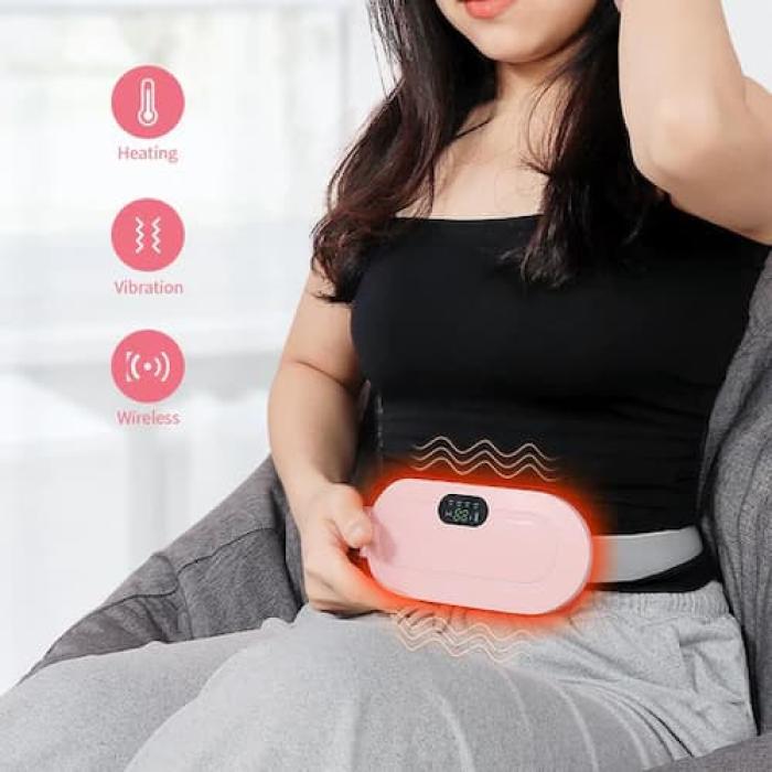 Dorkar24.com - Electric Heating Pad Belt Massage Period Pain Relieve ...